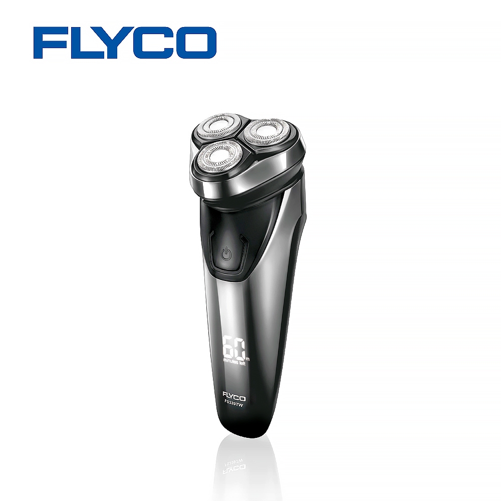 福利品｜FLYCO 三刀頭智慧電動刮鬍刀FS339 | 蝦皮購物