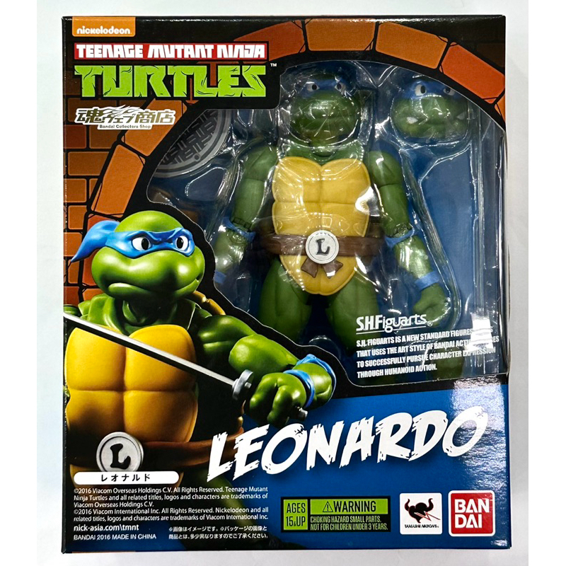 星矢TOY 板橋實體店面 BANDAI 萬代 正版 魂商店 限定 S.H.F SHF 忍者龜 李奧納多 | 蝦皮購物
