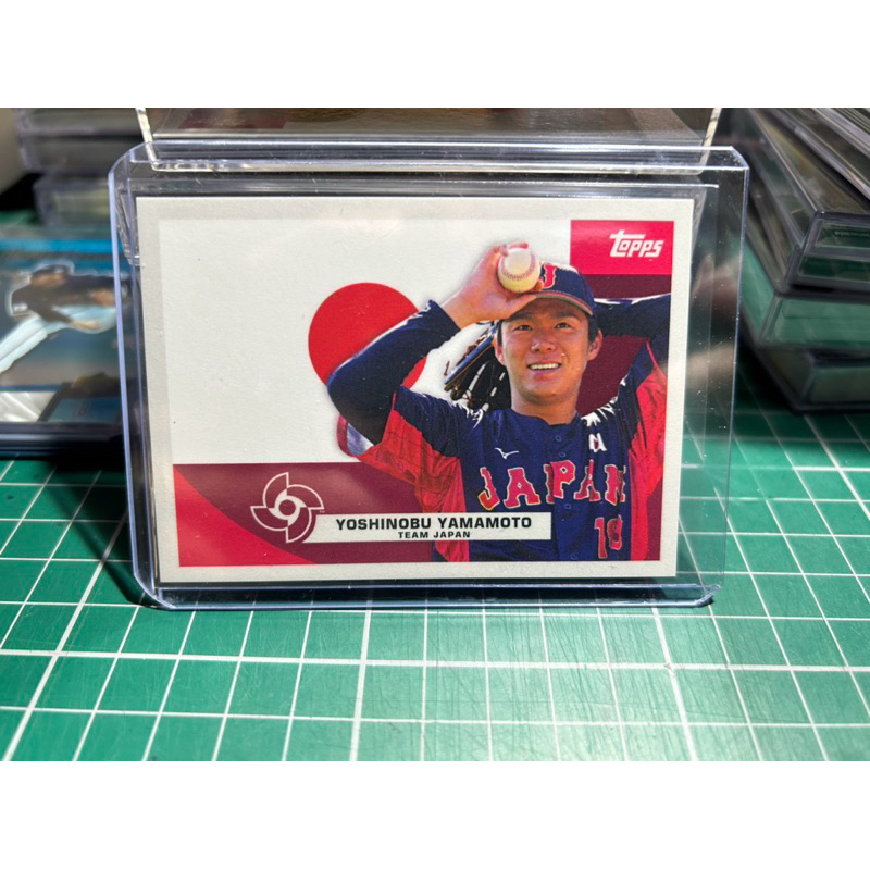 山本由伸 球員卡 2023 經典賽 Topps WBC global stars F18 國旗卡 | 蝦皮購物