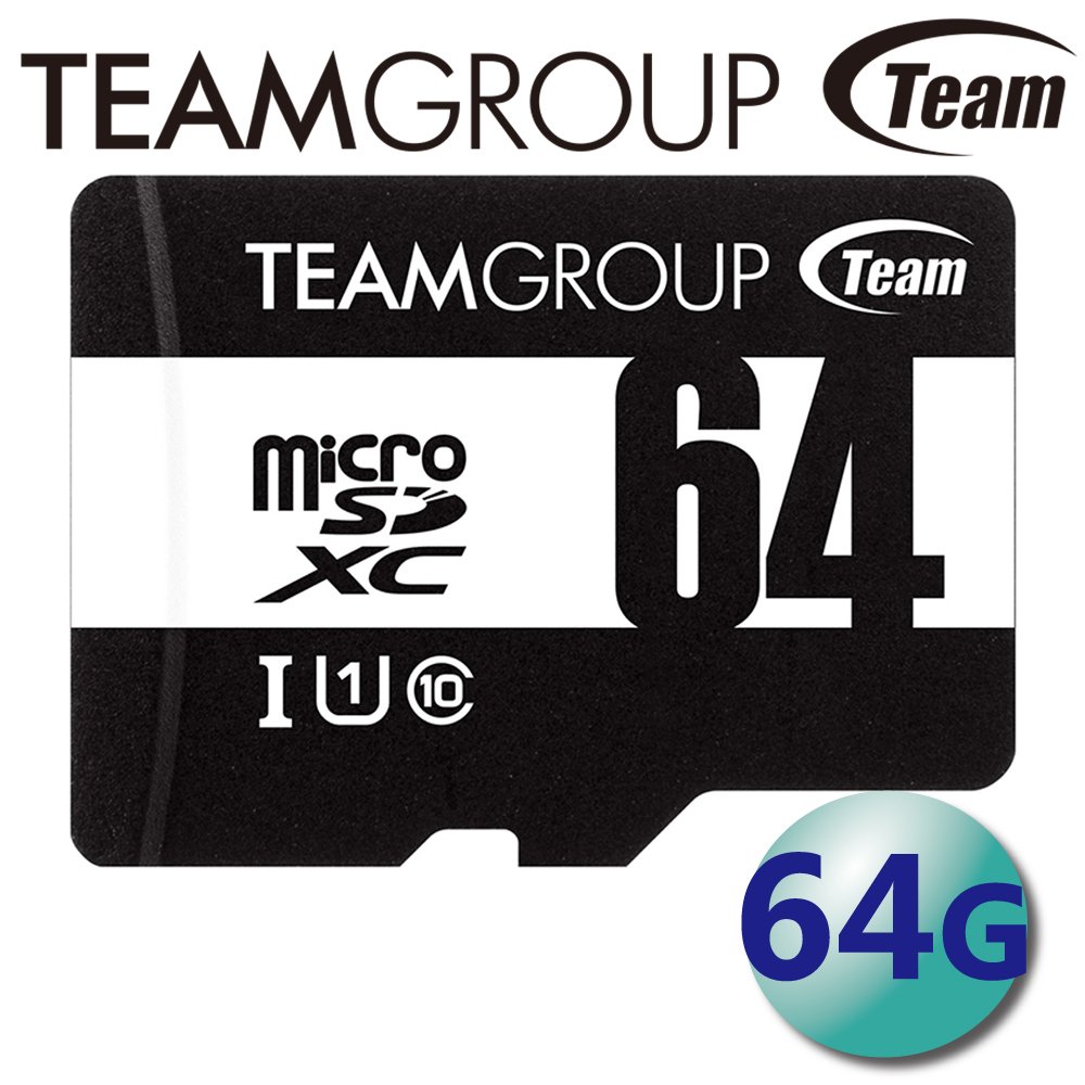 Team 十銓 64GB microSDXC TF U1 C10 100MB/s 64G 記憶卡 | 蝦皮購物