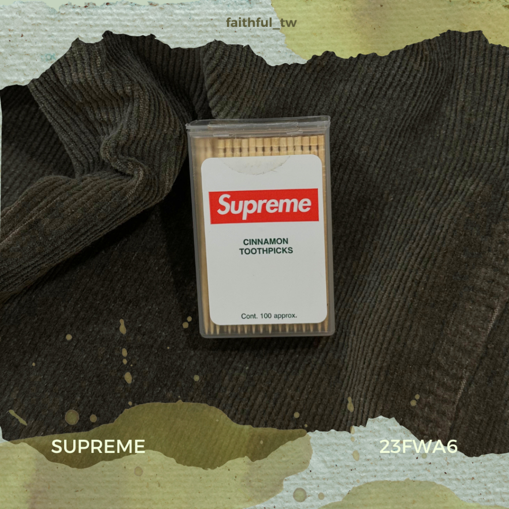 【Faithful】SUPREME 23FW Cinnamon Toothpicks【23FWA6】竹籤 牙籤 牙線 | 蝦皮購物