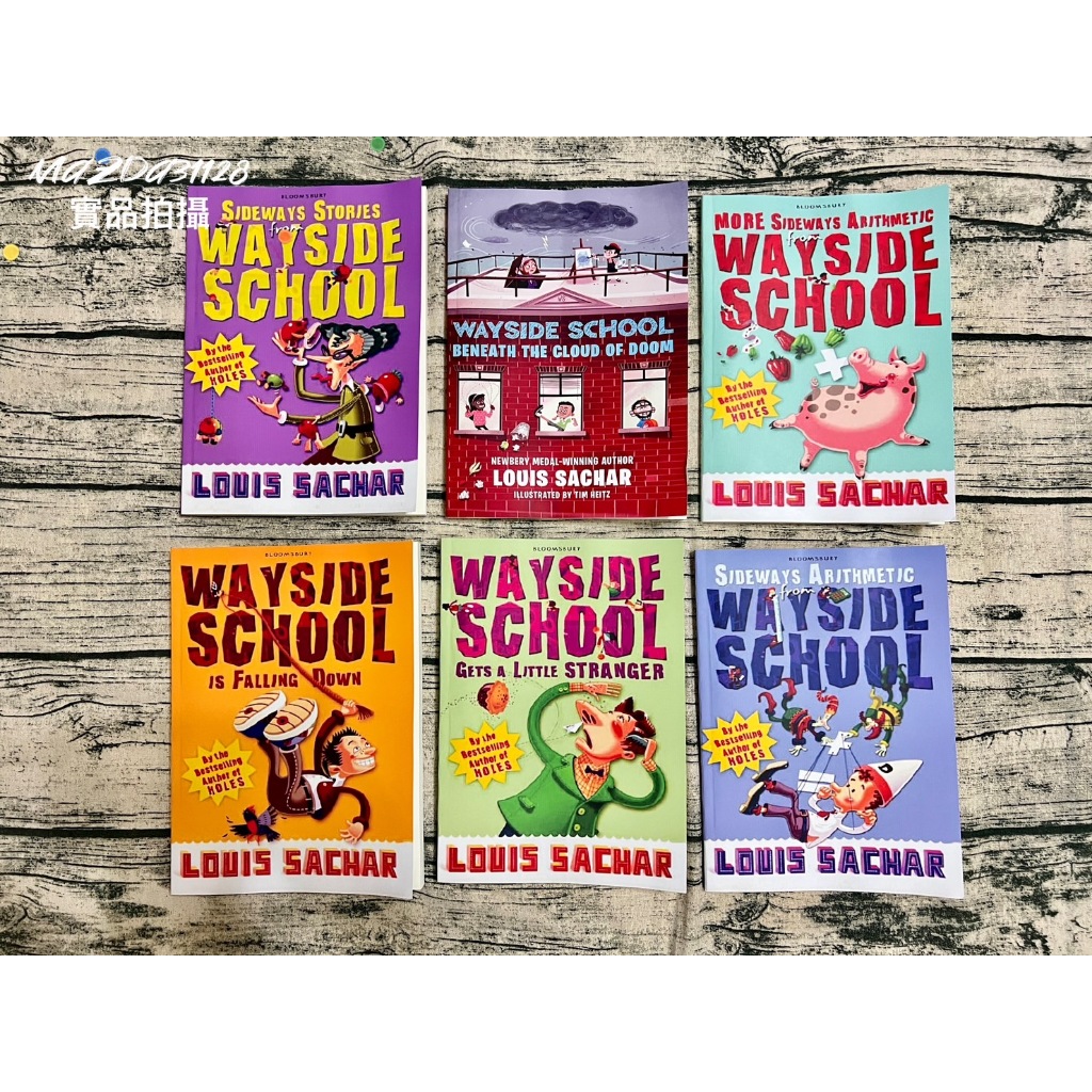 【大字版現貨附其中4冊mp3】Wayside School 歪歪路小學6冊 路邊學校 兒童英語章節書 | 蝦皮購物