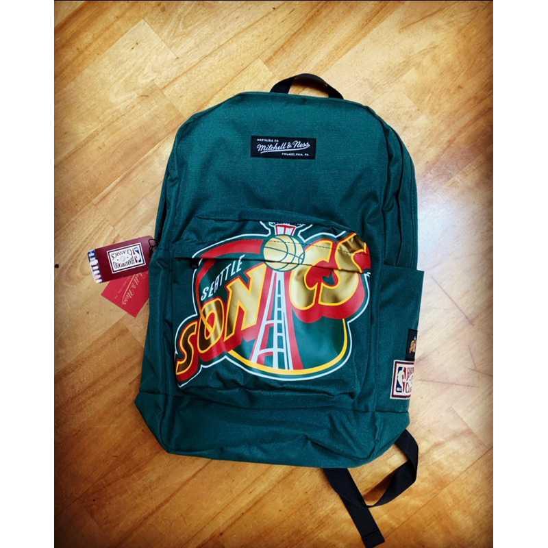 Seattle SuperSonics Mitchell & Ness Backpack 西雅圖超音速隊復刻背包 | 蝦皮購物