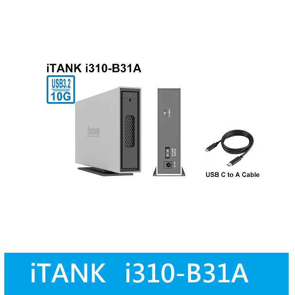 光華門市*附發票* 銳銨STARDOM i310-B31A 單層Type-C 10Gbps Gen2 3.5吋硬碟外接盒 | 蝦皮購物