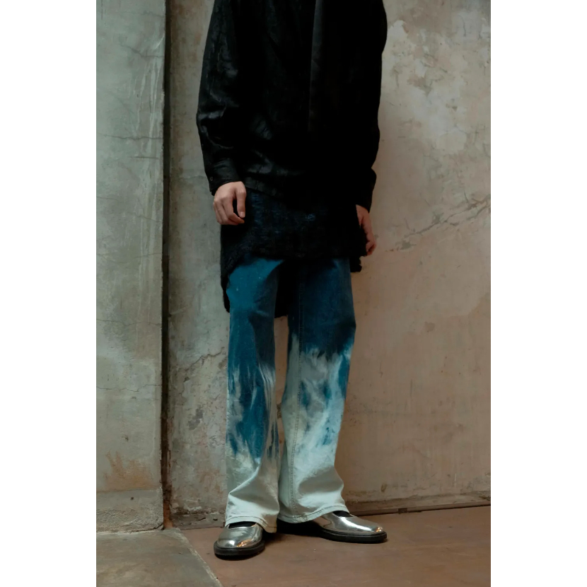 [INNOCENTHOOD] IRENSENSE 水洗漂白漸層牛仔褲 / WHITE WASHED JEANS | 蝦皮購物