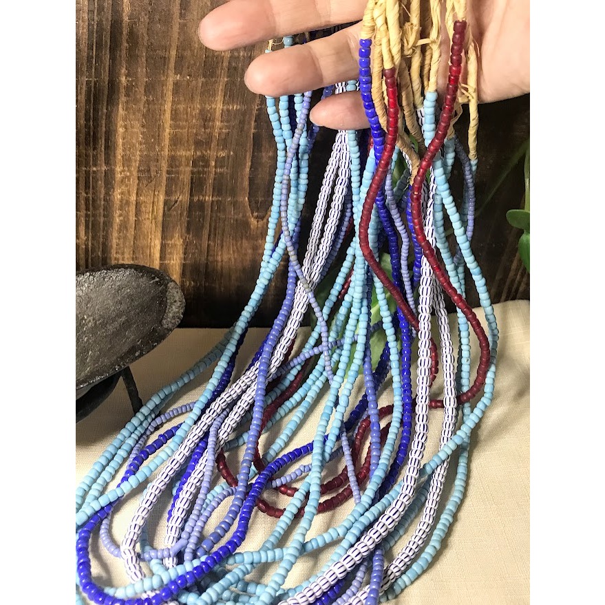 非洲貿易珠 印度琉璃 尼泊爾琉璃 配件 半成品條珠/(共5款)非洲貿易珠半成品琉璃條珠整串G279 | 蝦皮購物