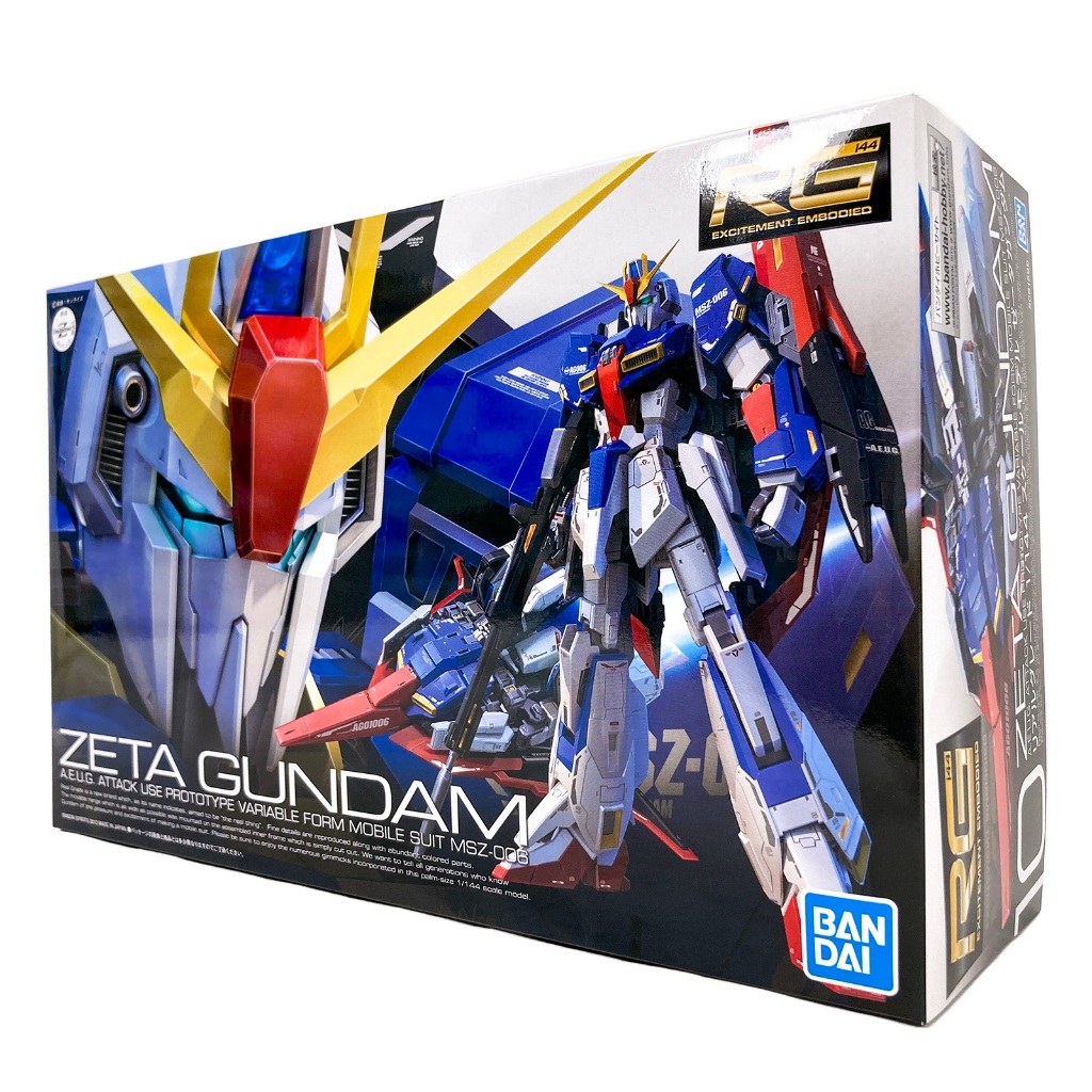 BANDAI 組裝模型 RG 1/144 #10 Z鋼彈 ZETA Gundam 鋼不辣商舖 | 蝦皮購物