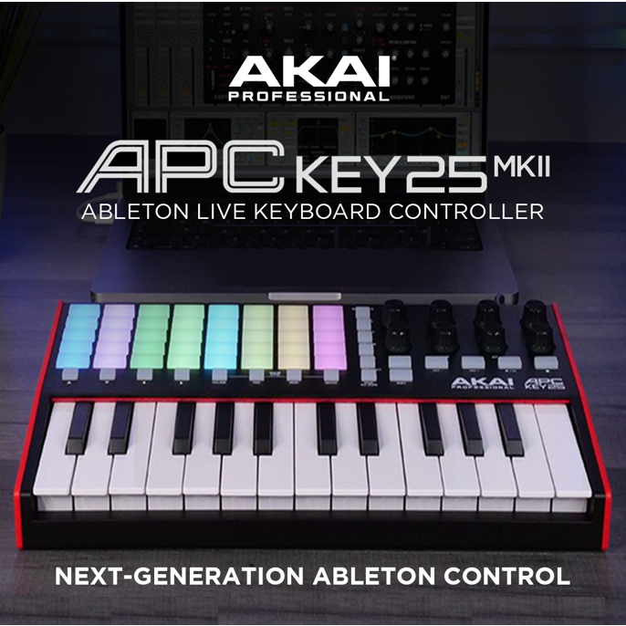 [淘兒音樂] 公司貨 AKAI APC KEY 25 MK2 帶鍵盤 Ableton Live 控制器 | 蝦皮購物