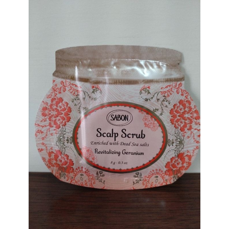SABON 賦活天竺葵 死海鹽頭皮磨砂膏 8g×1 | 蝦皮購物