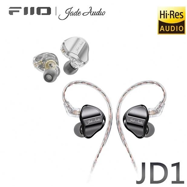 [ 平廣 現貨公司貨 FiiO X Jade Audio JD1 耳機 台灣保固一年 3.5mm 有線 曜石黑 透明銀 | 蝦皮購物