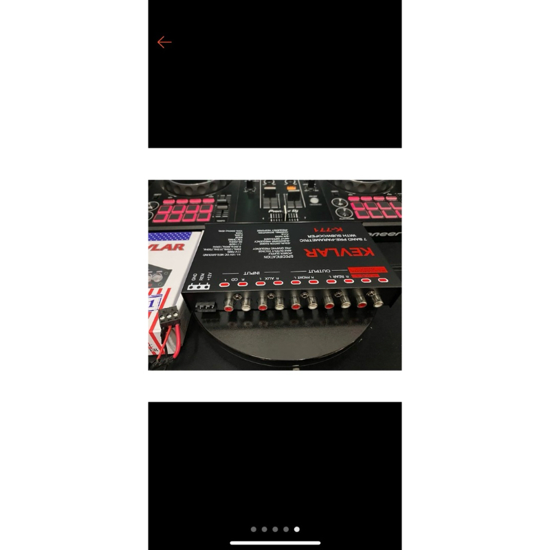 KEVLAR K-771 汽車前級放大器 前級普利 7段式EQ等化調階器 11V信號放大器 電子分音器 | 蝦皮購物