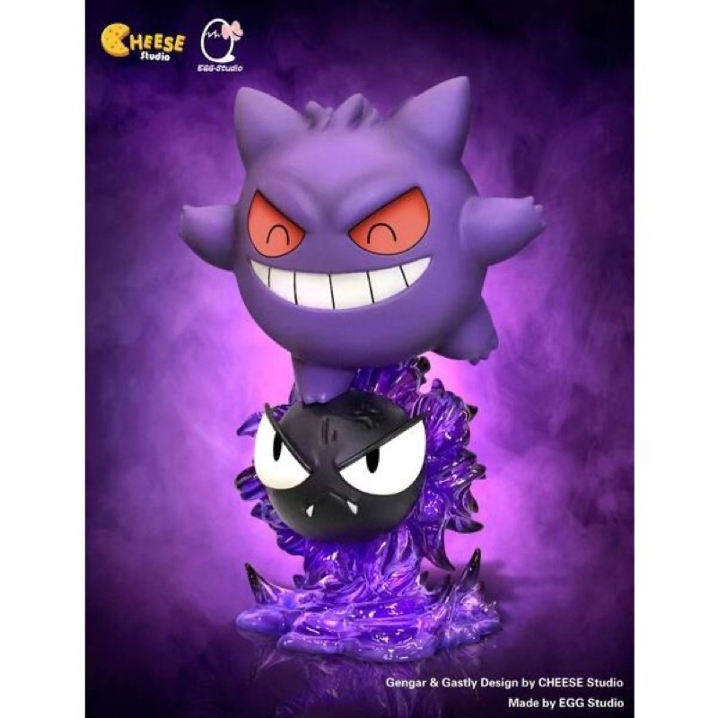 【心動GK】EGG CHEESE耿鬼 喜歡欺負鬼斯的淘氣耿鬼 限定GK 公仔 模型 | 蝦皮購物