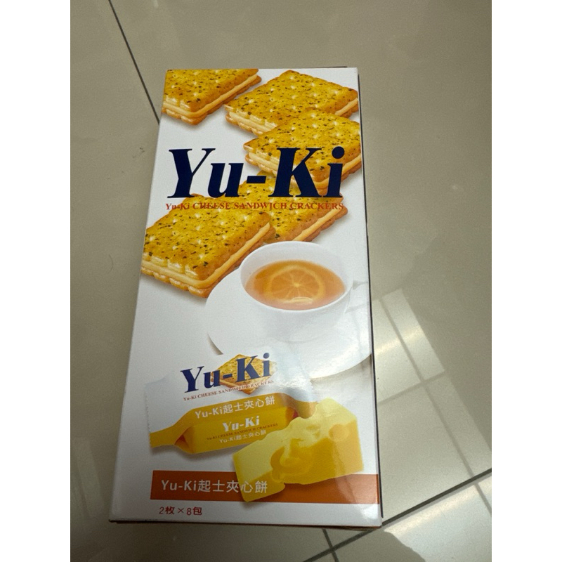 Yu-Ki yuki 起士夾心餅 檸檬夾心餅 一盒8包 150g | 蝦皮購物