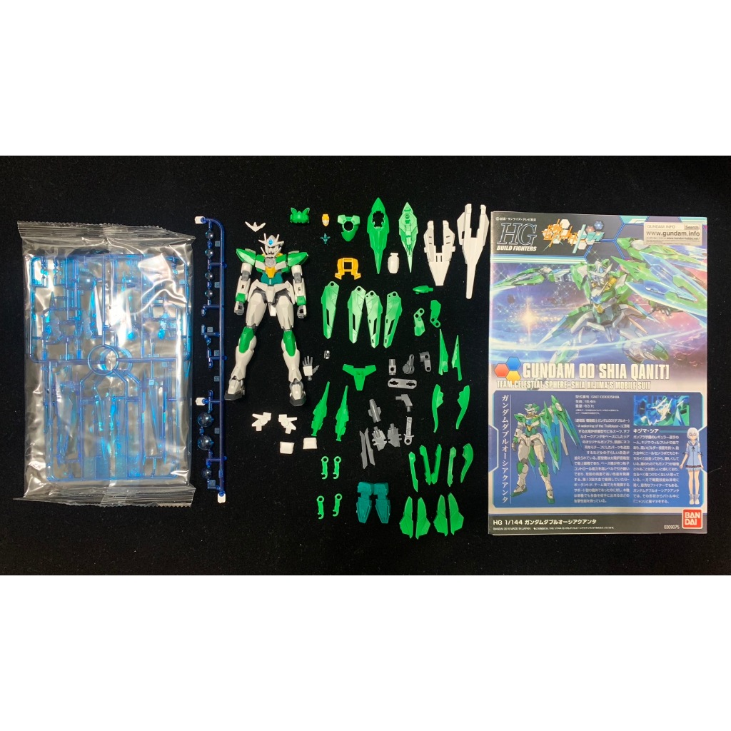 已組裝 1/144 HGBF 西亞量子型00 鋼彈創鬥者(檢: HG 量子型00鋼彈 00Q OOQ 00 QAN[T] | 蝦皮購物