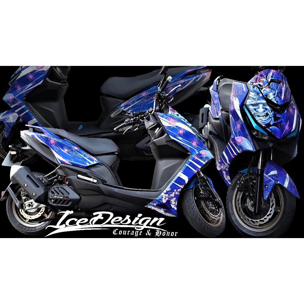 ICE彩繪 彩貼 網路限定價 光陽 KRV KYMCO KRV180 全車身版型貼紙(DIY) | 蝦皮購物