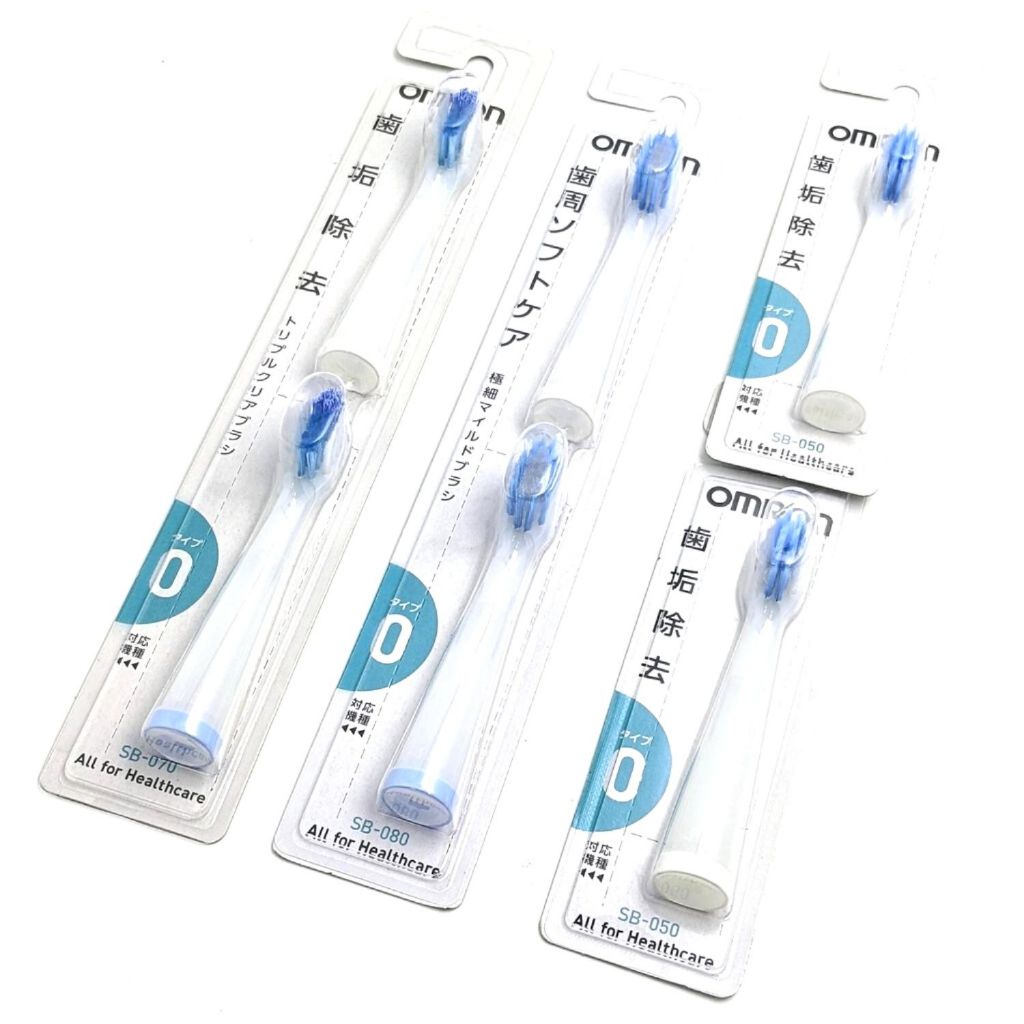 OMRON 歐姆龍 SB-050 SB-070 SB-080 (1入) 電動牙刷 替換 牙刷頭 牙齒清潔配件 | 蝦皮購物