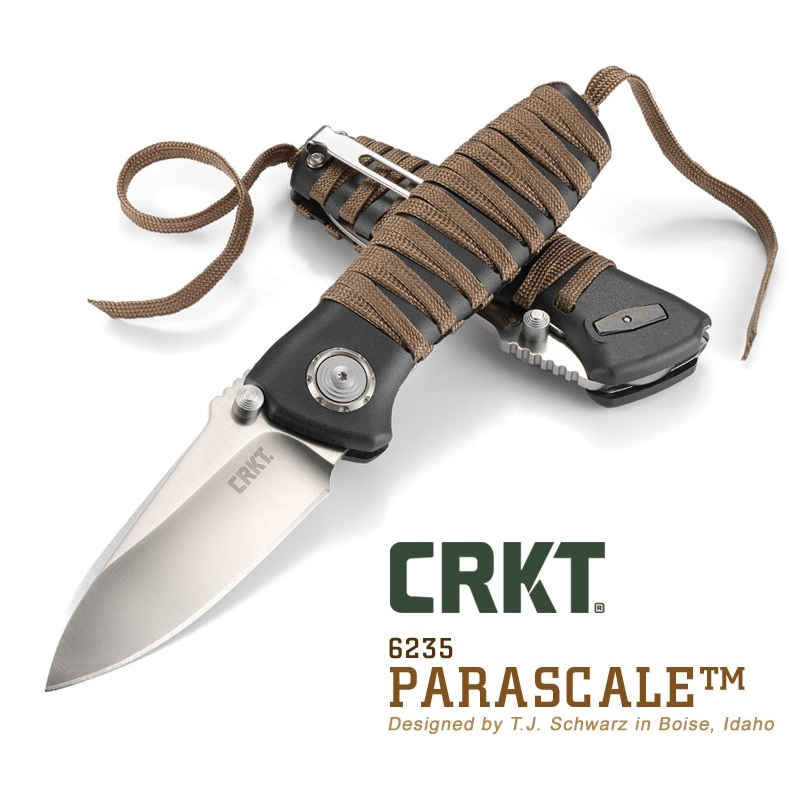 【野道家】CRKT PARASCALE D2傘繩鋼折刀 小刀 折疊刀 6235 | 蝦皮購物