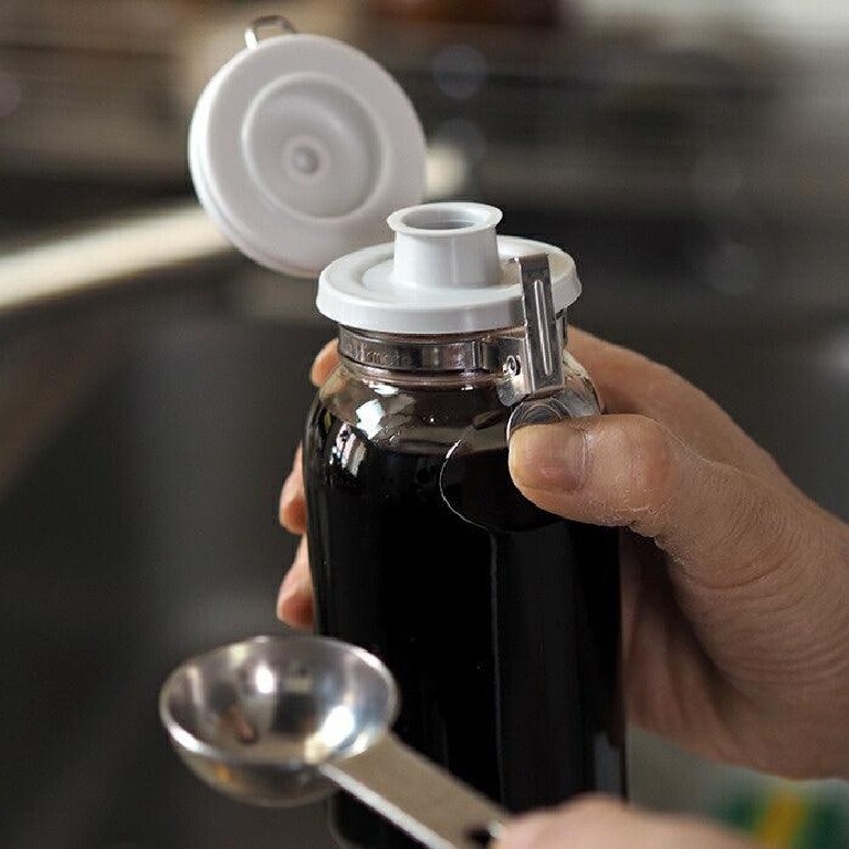 日本製 星硝SEISHO單手快掀扣式醬料瓶-300ml | 蝦皮購物