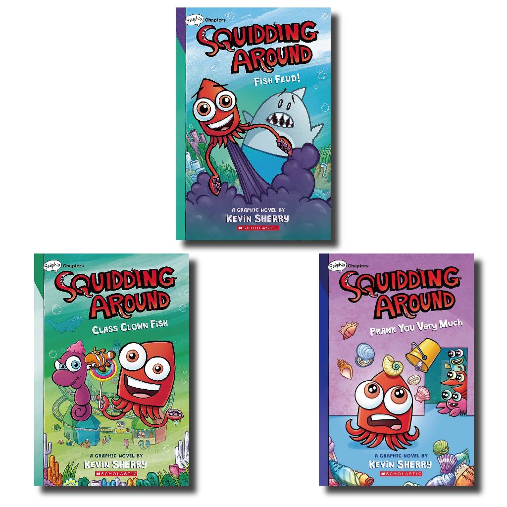 【精選組合】Squidding Around套書 {共3本}/ Kevin Sherry 文鶴書店 Crane Publishing | 蝦皮購物