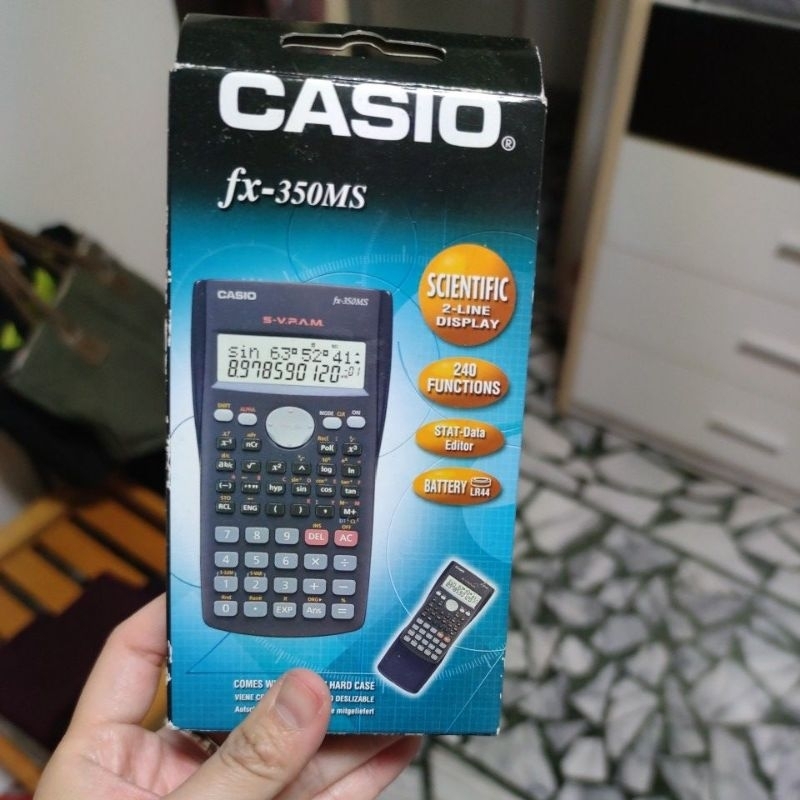 fx-350MS casio 計算機 二手 狀況好 | 蝦皮購物