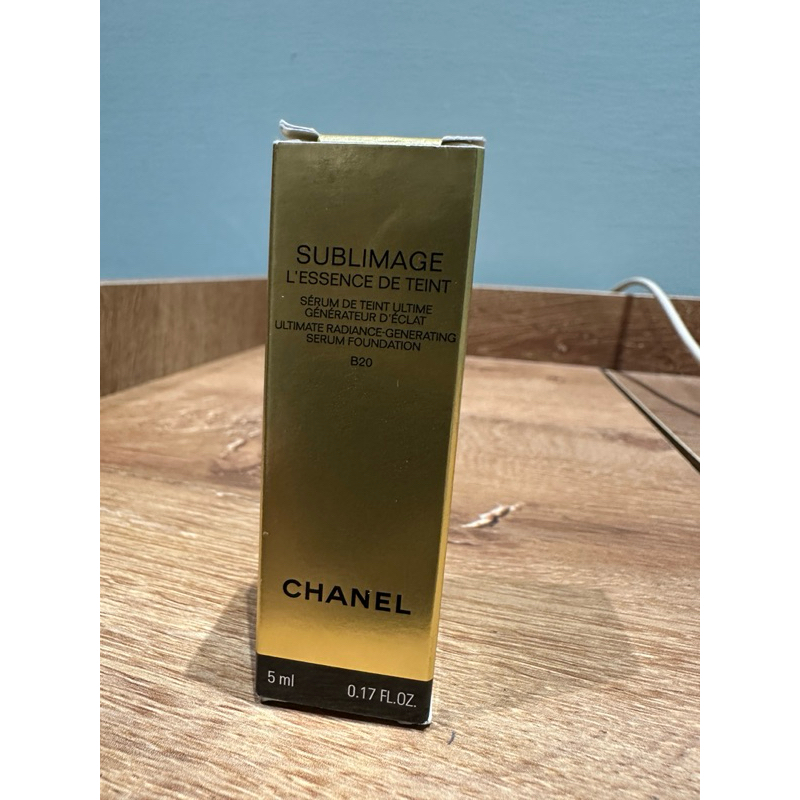 CHANEL 香奈兒 奢華晶燦賦活粉底精萃 #B20粉底液 5ML （全新） | 蝦皮購物