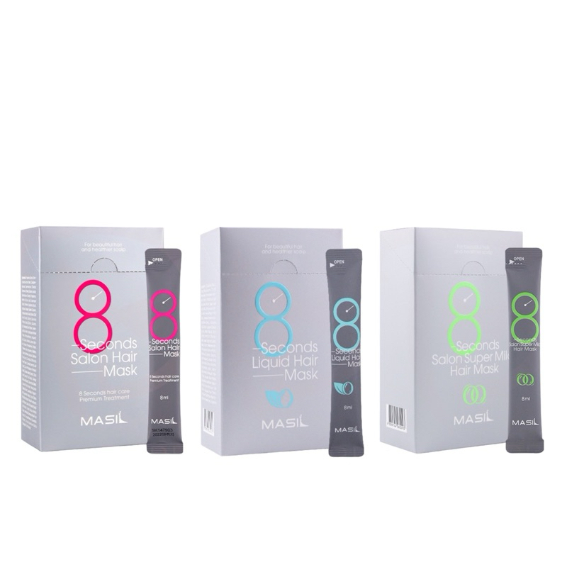韓國 MASIL 8秒 沙龍頂級護髮髮膜 隨身包 攜帶方便 8ml*20/盒 | 蝦皮購物