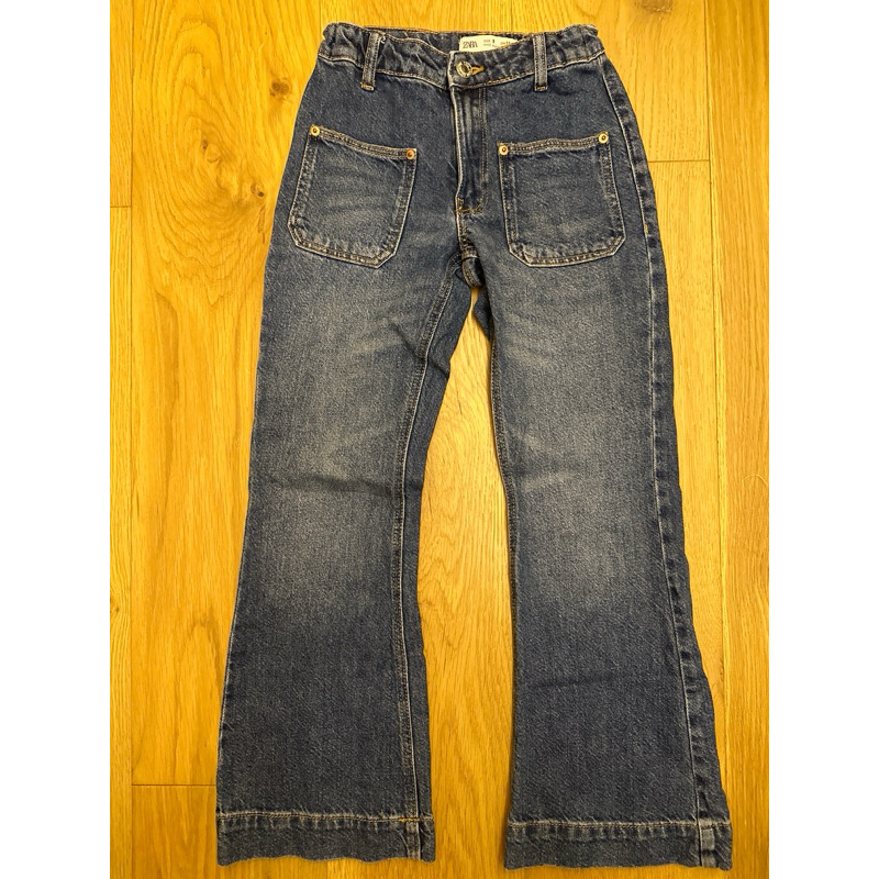 ZARA 女童 小喇叭牛仔褲 9Y 134cm | 蝦皮購物