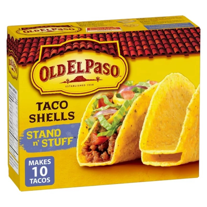 美國OEP墨西哥塔可餅 Old El Paso Taco Shells, Gluten Free, 133公克 | 蝦皮購物