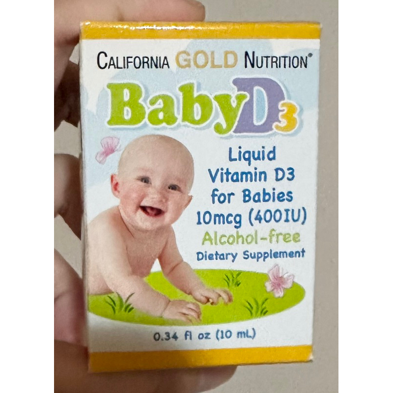 全新Baby D3滴劑（400IU) 美國原裝California Gold Nutrition Baby D3滴劑 | 蝦皮購物