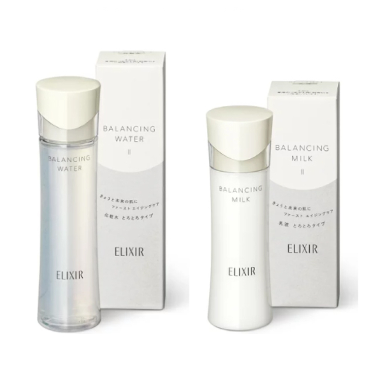 日本 資生堂 ELIXIR 怡麗絲爾 Balancing 水油平衡化妝水 168mL 乳液 130mL 清爽 滋潤 不油 | 蝦皮購物