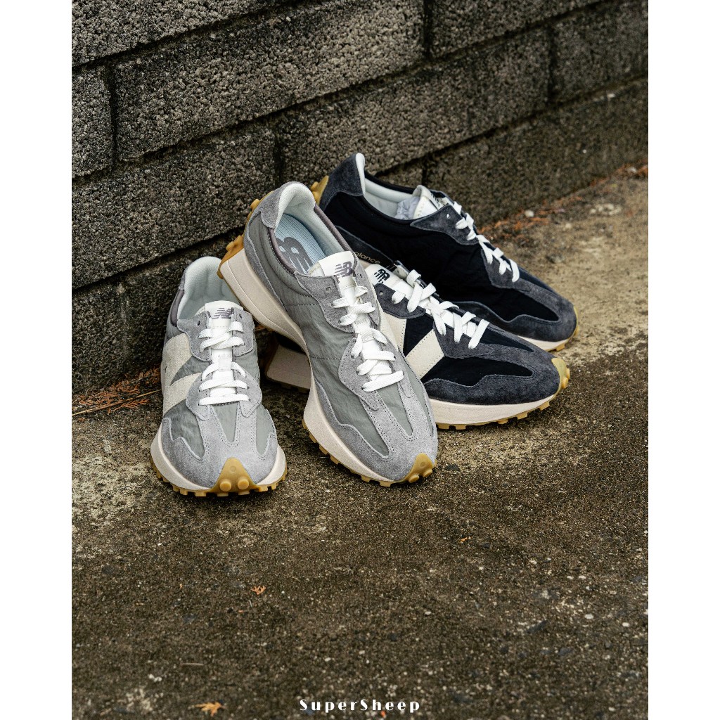 New Balance 327 復古 男女款 D楦頭 灰 MS327KA1 黑灰 MS327KB1 | 蝦皮購物