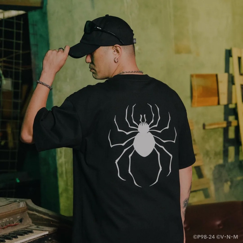XCTRL® x《獵人HUNTER×HUNTER》蜘蛛短T-黑 | 蝦皮購物