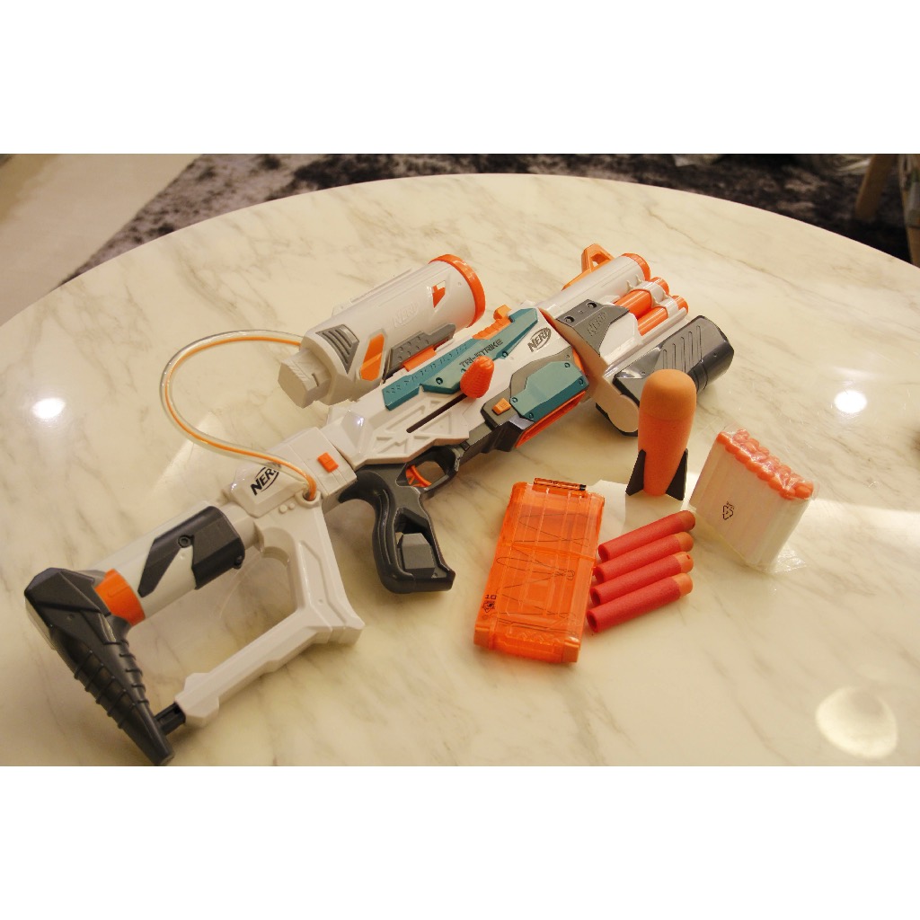 Nerf Modulus Tri-Strike Blaster 自由模組三重火力迅擊 | 蝦皮購物