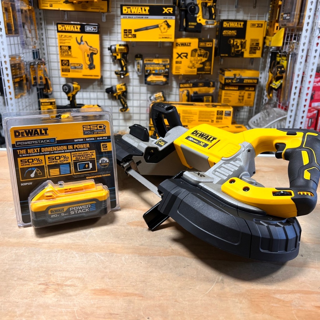 新北花電 全新 DEWALT 得偉 DCS374 20V 無刷帶鋸機 帶鋸機 5段變速 | 蝦皮購物