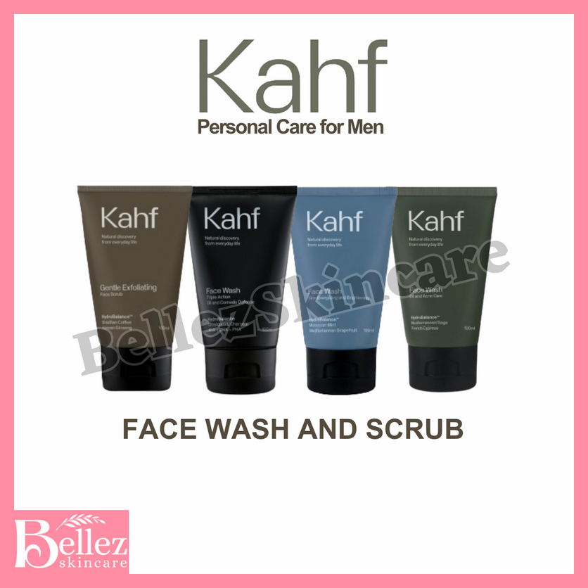 KAHF FACE WASH AND SCRUB SABUN MUKA ORIGINAL | 蝦皮購物