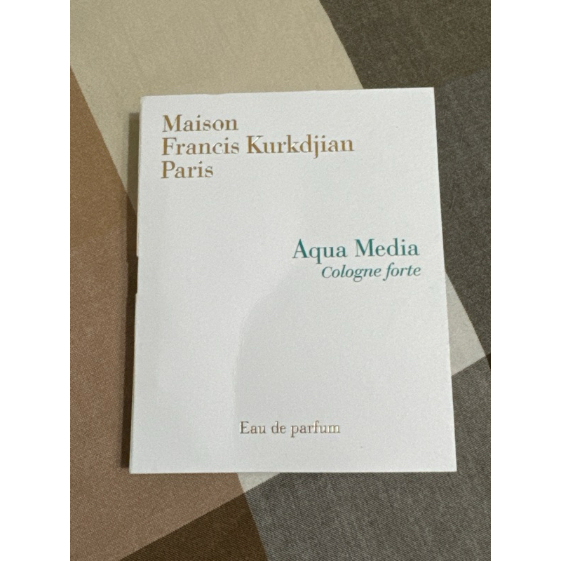 Madison Francis Kurkdjian Aqua Media Cologne forte 2ml中間之水 | 蝦皮購物