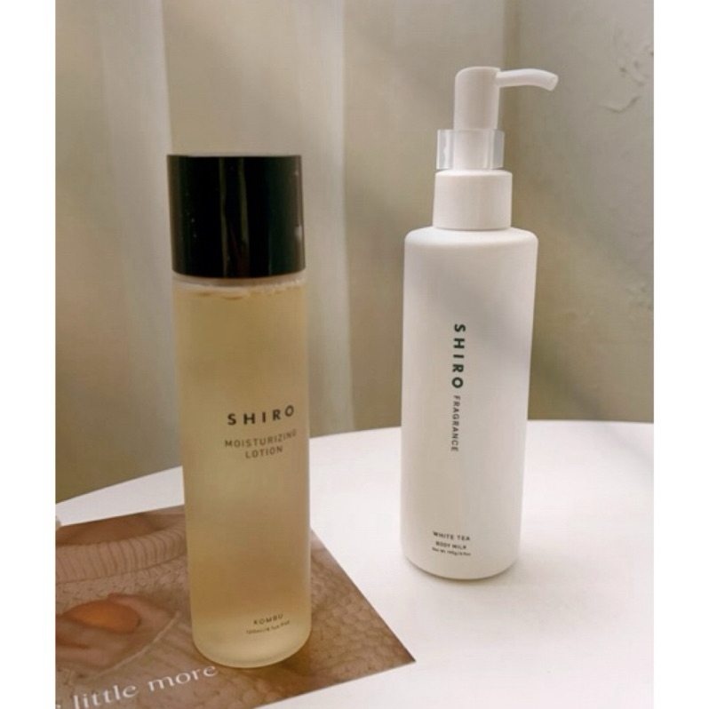 日本超人氣SHIRO天然香氛商品 Shiro身體保濕乳195g 白茶 白百合 | 蝦皮購物