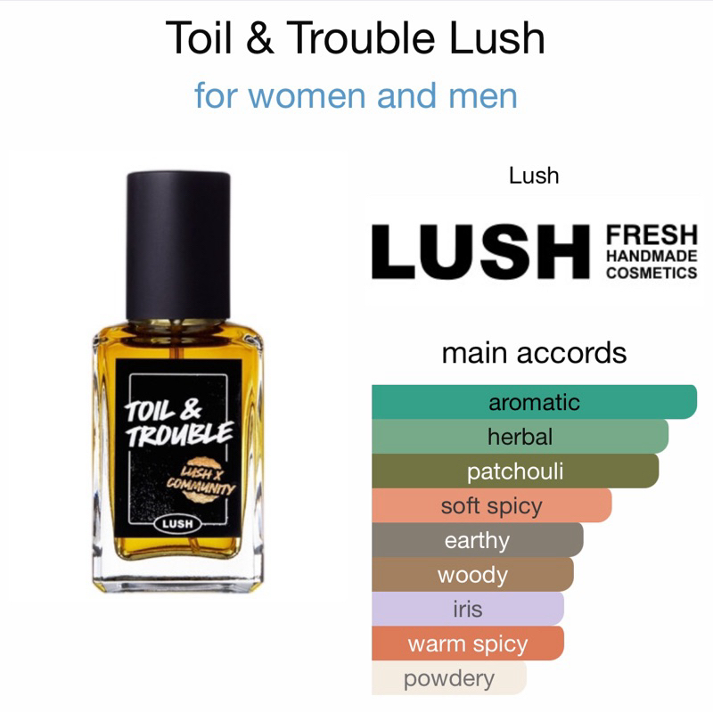 Lush Toil & Trouble Lush 香水 30ml 女巫魔藥系列 | 蝦皮購物