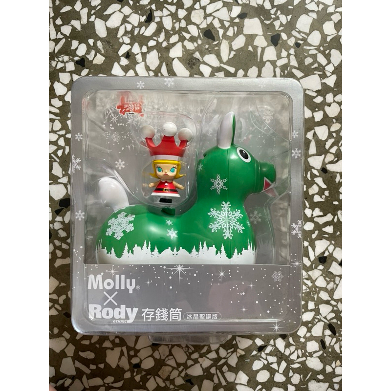 [全家 FamilyMart 全新]RODY x MOLLY 存錢筒 冰晶聖誕版 2012年限定版 | 蝦皮購物
