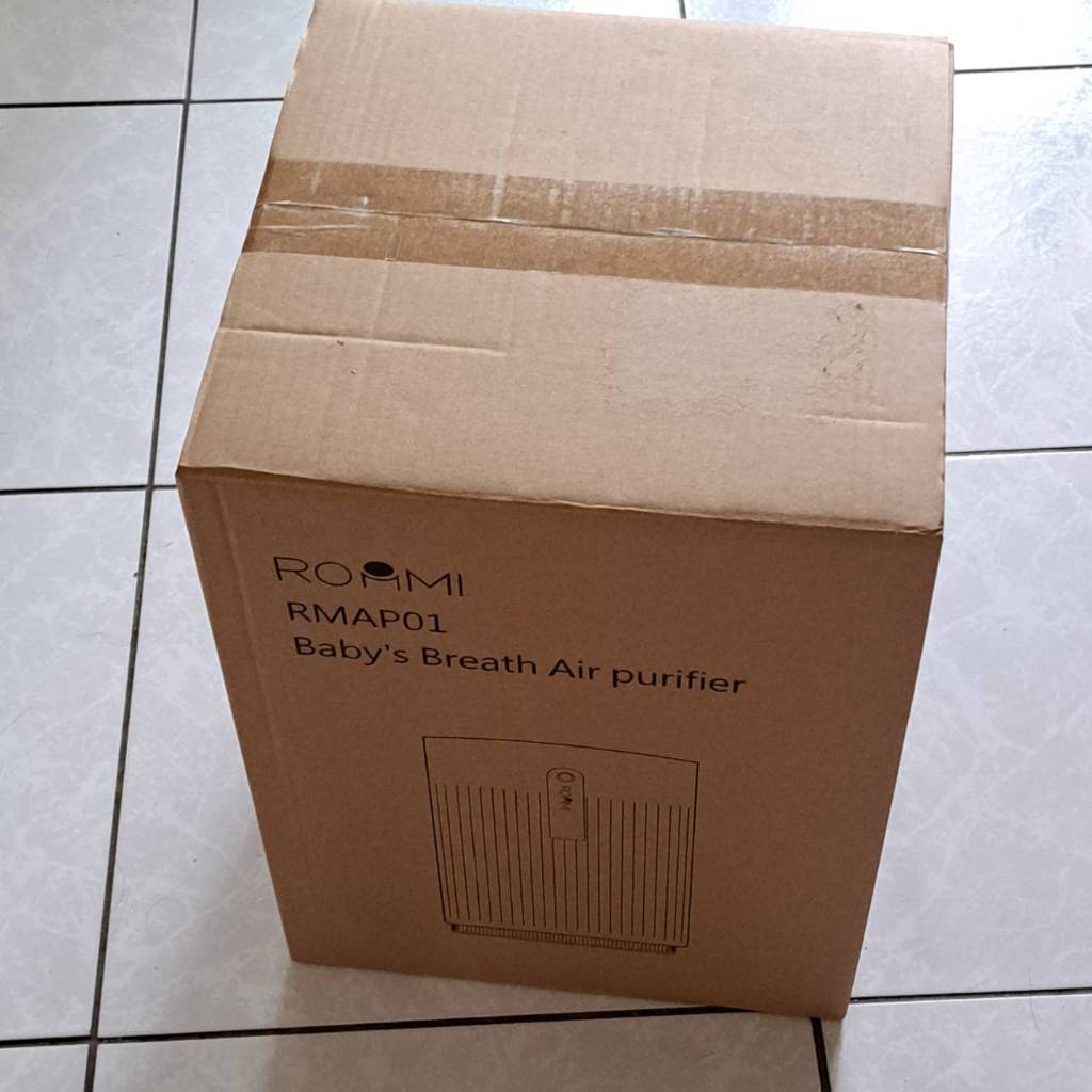全新含運 純淨白 Roommi Baby's Breath 空氣淨化器 空氣清淨機 約6坪 智米 米家 可參考 | 蝦皮購物