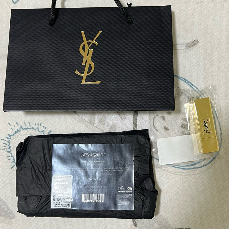 ysl 聖羅蘭 專櫃小樣 迷你口紅 小化妝包/零錢包 | 蝦皮購物