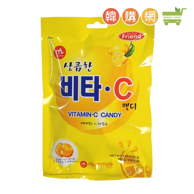 韓國Mammos 檸檬C糖80g【韓購網】VITAMIN-C CANDY | 蝦皮購物