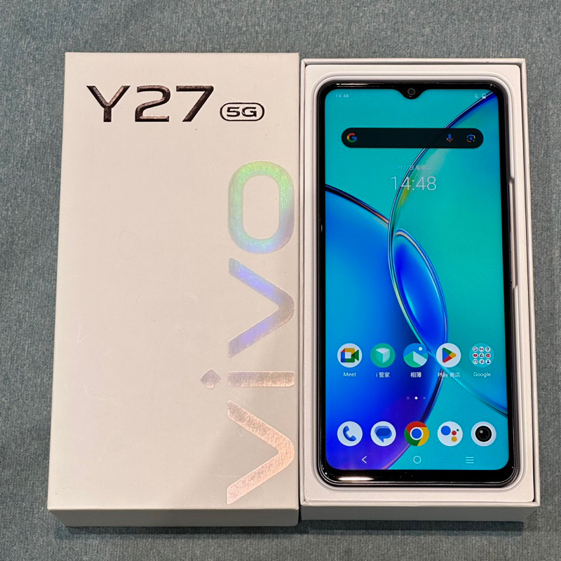 Vivo Y27 5G 128G 黑 無傷 極新 保固內 功能正常 二手 6.64 v2302 vivoy27 雙卡雙待 | 蝦皮購物