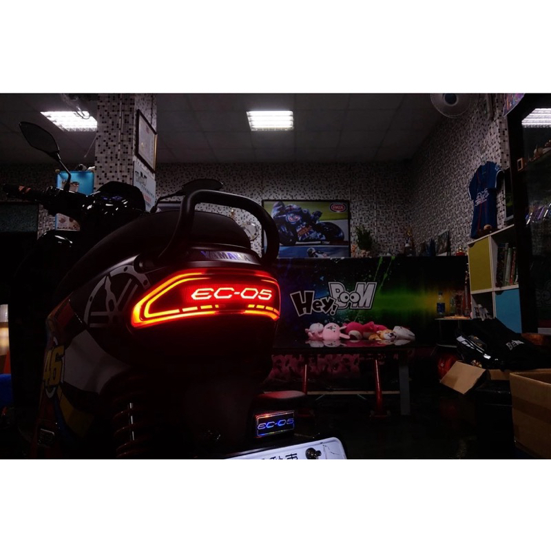 YAMAHA EC05 EC-05 專屬尾燈造型貼膜 個性化視覺效果兼具燈殼保護功能 | 蝦皮購物