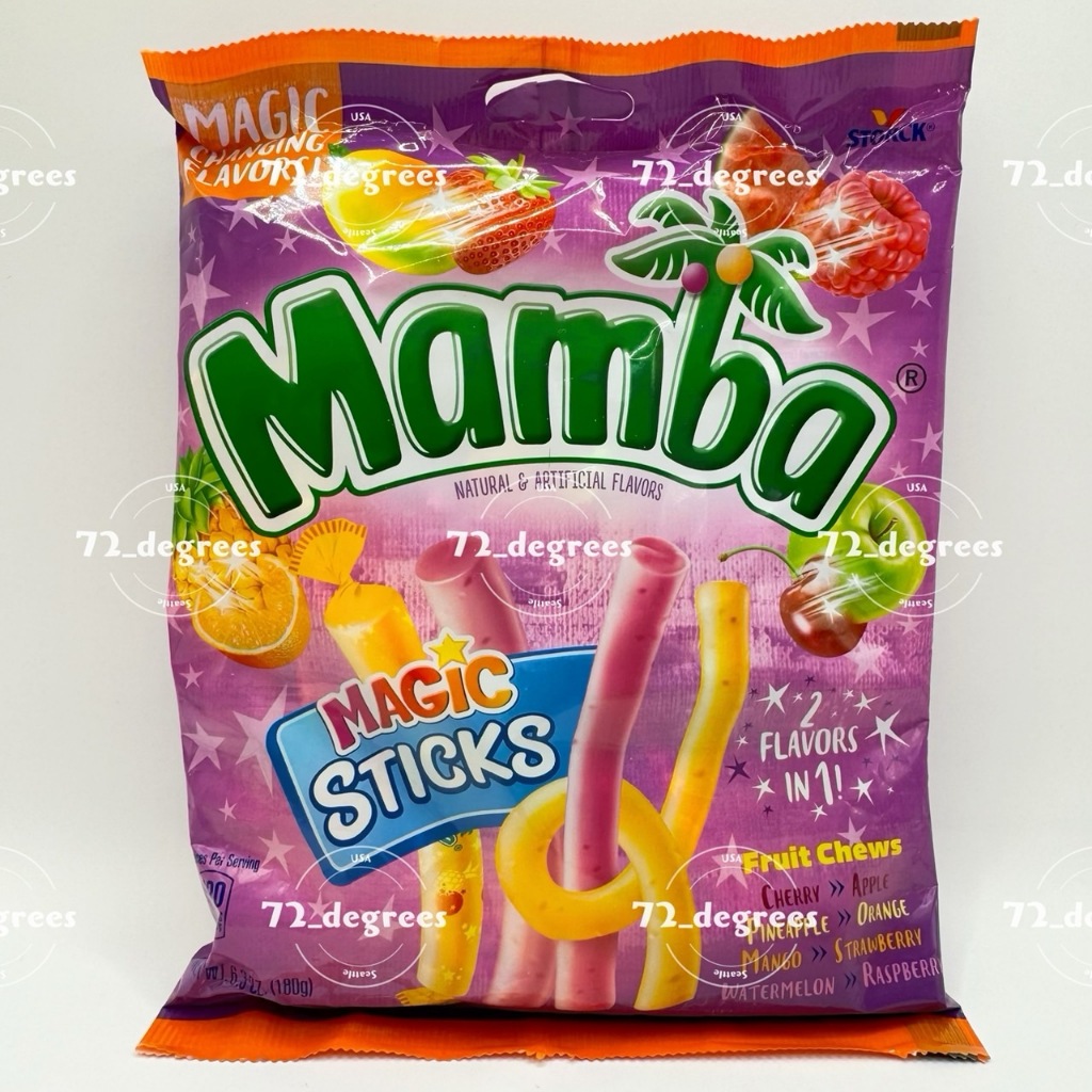 ️72_degrees 現貨 美國 Mamba 水果條 Magic Sticks 二合一 水果軟糖 | 蝦皮購物