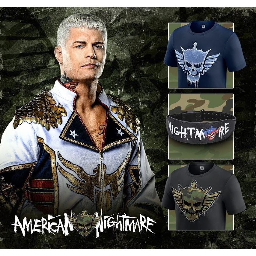 [美國瘋潮]正版WWE Cody Rhodes Claim Your Kingdom Skull 美國夢魘最新骷髏款衣服 | 蝦皮購物
