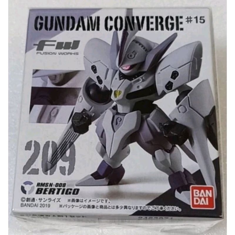 小飛俠公仔店 售完 FW鋼彈 FW GUNDAM CONVERGE #15彈 209號BERTIGO | 蝦皮購物