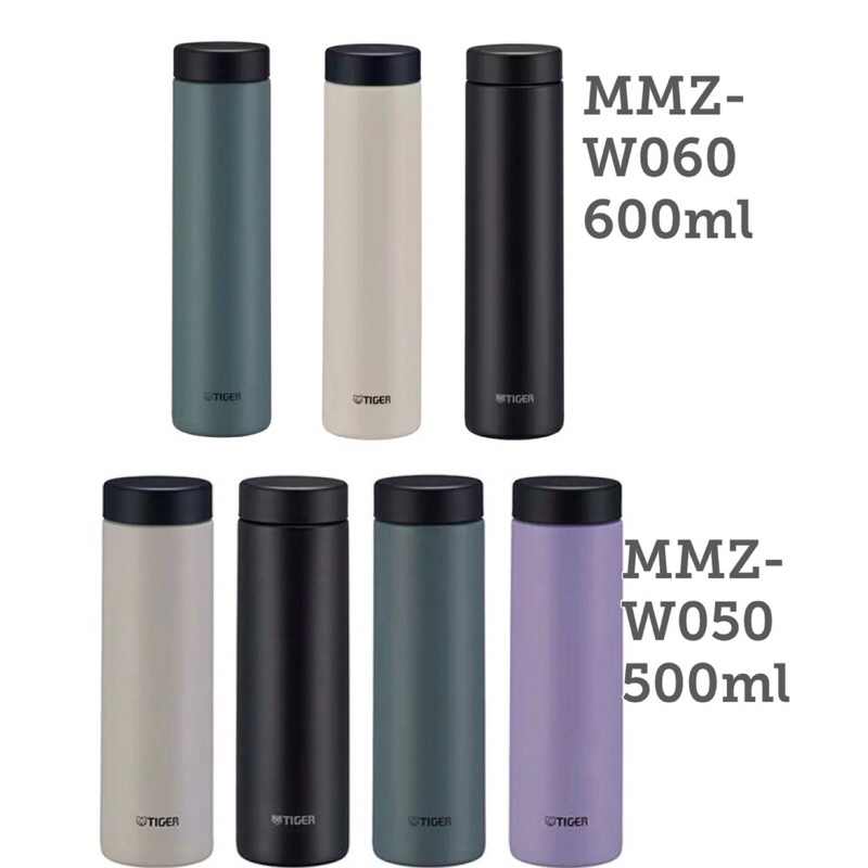 {現貨}日本原裝進口 TIGER 虎牌 最新款 MMZ-W050/ MMZ-W060 免拆洗上蓋 直飲式不鏽鋼保溫保冷瓶 | 蝦皮購物
