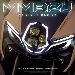 【台中光葳】MMBCU AJMB 三眼大燈 曼巴大燈 三眼頭燈 魚眼 大燈 LED大燈 惡魔眼 魚眼總成 曼巴 黑曼巴 | 蝦皮購物