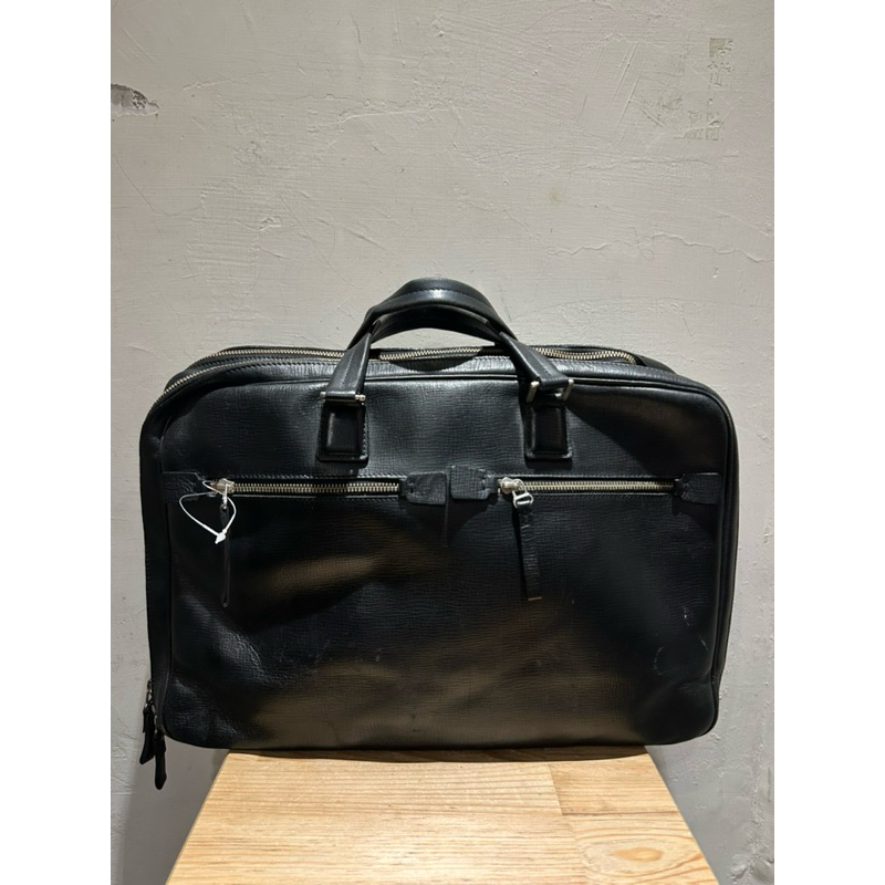90s OLD PORTER Leather Bag Made in Japan 吉田カバン 公事包 商務包 手提包 | 蝦皮購物